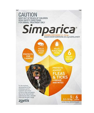 Simparica 5.1-10kg Orange 6pk – Uncle Tom's Pet & Poultry