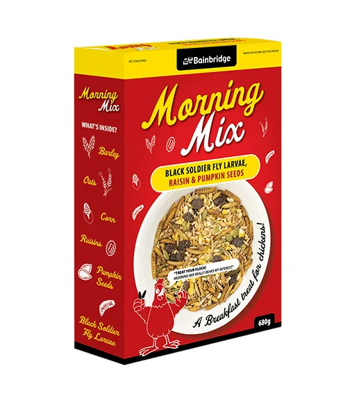 Bainbridge Morning Mix - Black Soldier Fly Larvae, Raisin & Pumpkin Se ...