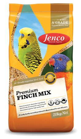 Jenco Premium Finch Mix 20kg – Uncle Tom's Pet & Poultry