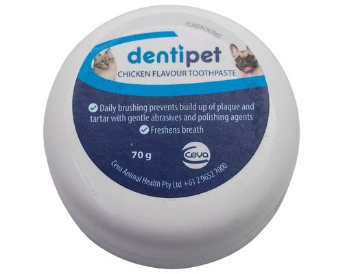 Dentipet Chicken Flavoured Toothpaste Tub 70g – Uncle Tom's Pet & Poultry
