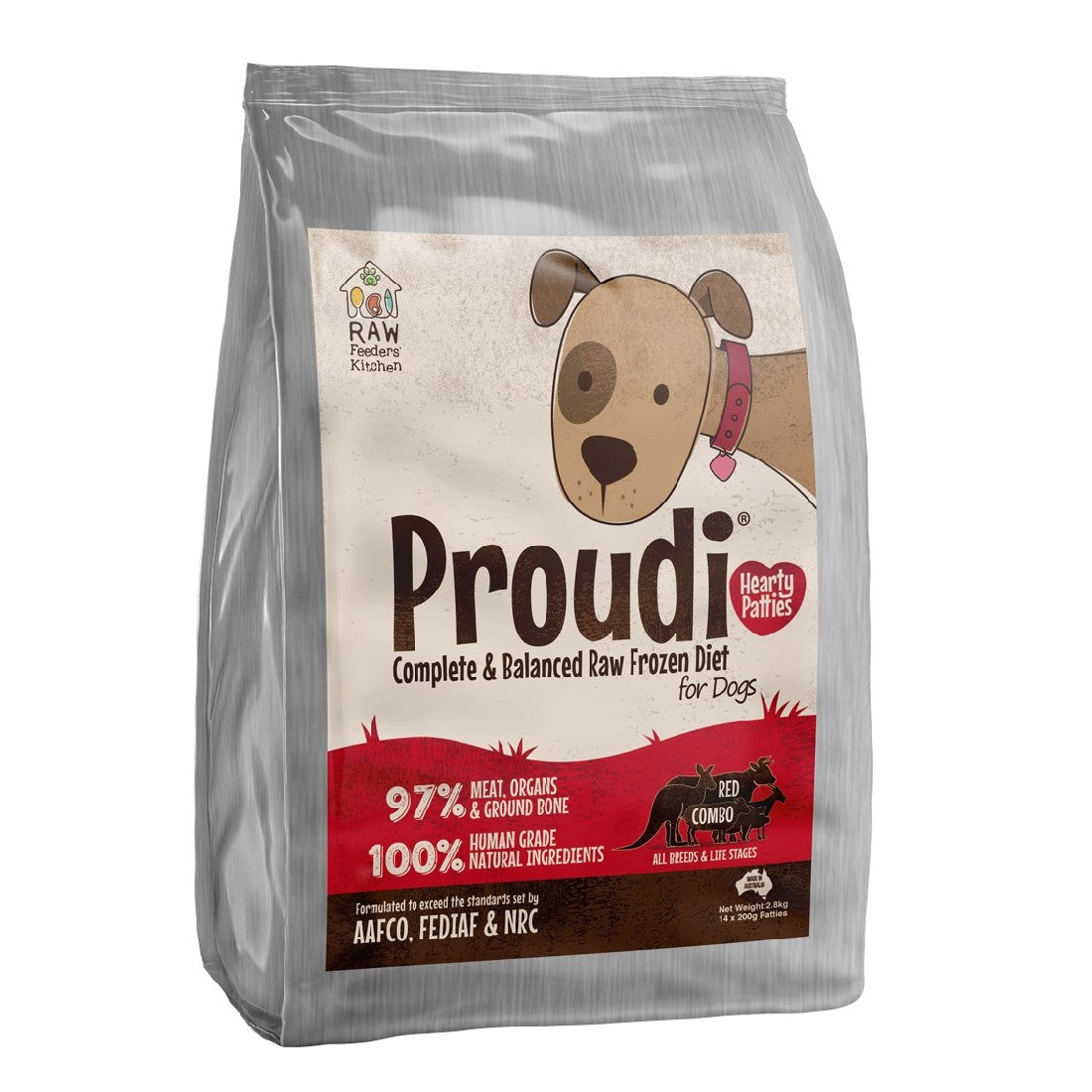 Proudi Red Combo Raw Dog Food 2.4kg – Uncle Tom's Pet & Poultry